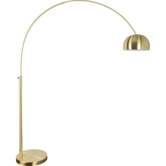 Zuiver Zuiver - Lampe de sol design 39x170x190/205 cm en m&eacute;tal plaqu&eacute; laiton