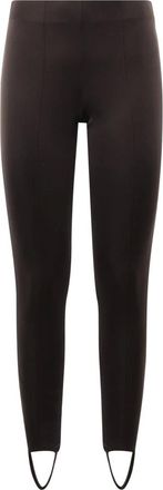 Frankie Shop Leggings &agrave; brides - Femme - Pantalons - Brun - Taille: 40 FR