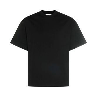 Jil Sander Baumwoll-T-Shirt - - Tops - Damen - Schwarzk - S