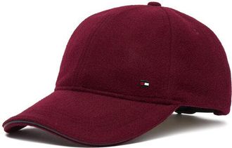 Tommy Hilfiger Cap Dc Wool 6 Panel AM0AM14851 Dunkelrot