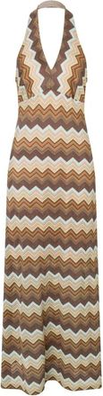 Ana Alcazar Femme, Robes, Multicolore, Taille: 36 FR Knit Maxi Dress