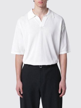 Roberto Collina Polo Homme couleur Blanc