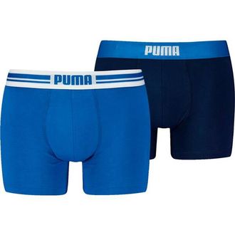 Puma Herren Unterhose EVERYDAY PLACED LOGO BOXER 2P