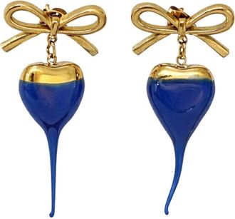Ottolinger Ottolinger, Femme, Accessoires, Multicolore, Taille: ONE Size Dipped Bow Heart Earrings