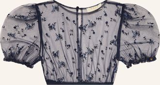 Alpenherz Alpenherz Dirndlbluse Cora blau