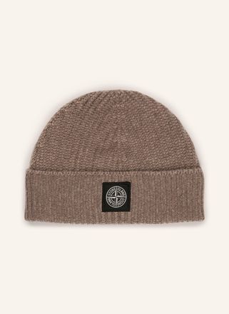 Stone Island M&uuml;tze Mit Cashmere beige