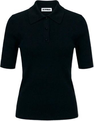 Jil Sander Femme, Pulls, Noir, Taille: 40 FR Wool Turtleneck