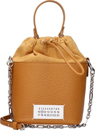 Maison Margiela Femmes Sacs &agrave; main Sac Seau Cuir Marron/Marron Clair
