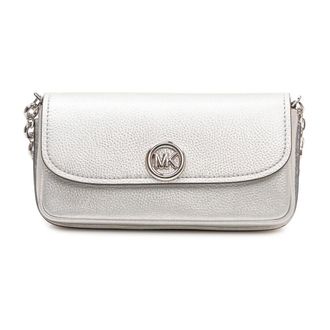 Michael Kors Femme, Sacs, Gris, Taille: ONE Size Chain Flap Shoulder Bag