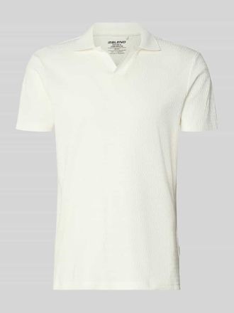 Blend Regular Fit Polo-Shirt mit Strukturmuster Modell Heskild
