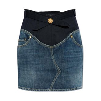 Balmain Denimrock - - Skirts - Damen - Blau - S