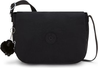 Kipling EARTHBEAT M Mittelgroße Umhängetaschen, Black Noir (Schwarz)