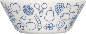 iittala Oiva Toikka Collection Schale aus Porzellan, in der Farbe: Hellblau, Maße: 5 x 15 x 15 cm, 1070625