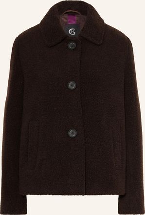 Gil Bret Kastenjacke Aus Teddyfell braun