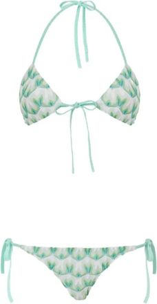 Missoni Femme, Maillots de bain, Bleu, Taille: 40 FR Bikini &agrave; imprim&eacute; abstrait