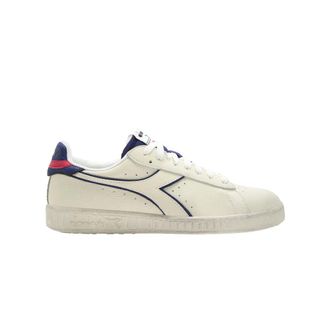 Diadora Homme, Chaussures, Blanc, Taille: 40 EU Baskets Basses en Cuir Blanc
