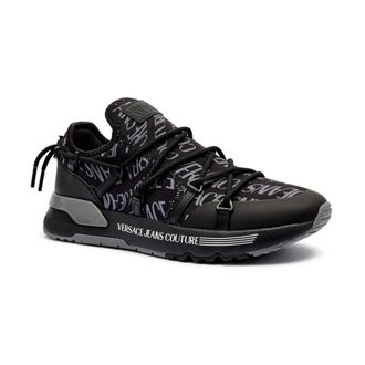 Versace Jeans Couture Dynamic Logo Ripetuto Sneakers - - Shoes - Herren - Grau - 41 EU