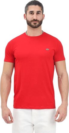 Lacoste Homme, Tops, Rouge, Taille: S T-shirts rouges et Polos Bleu Nuit