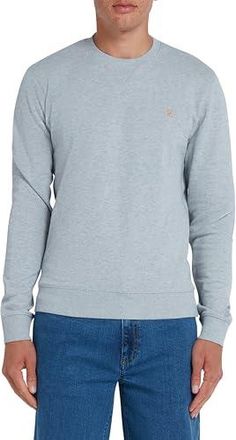 Farah Tim Crew Maillot de surv&ecirc;tement, Vert Clair, L Homme