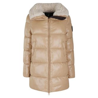 Save The Duck Femme, Manteaux, Beige, Taille: 38 FR Bonita Down Jacket