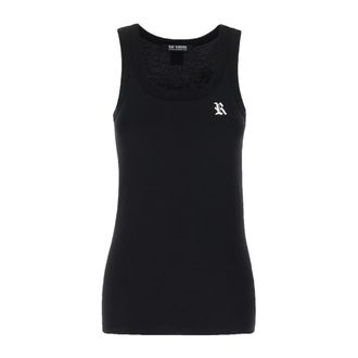 Raf Simons Geripptes Tanktop - - Tops - Damen - Schwarzk - L