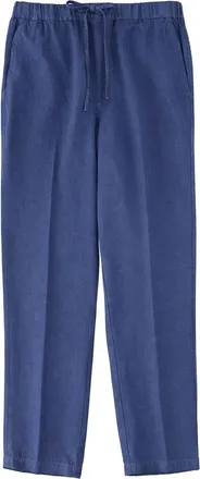 120% Lino Casual Hose - Blau