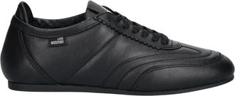 Love Moschino Femme, Chaussures, Noir, Taille: 38 EU Baskets &agrave; lacets et logo