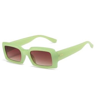 Generic Lunettes De Soleil Carr&eacute;es For Hommes Et Femmes, Id&eacute;ales For Les Sports Plein Air La Conduite, Protection UV400(Green)