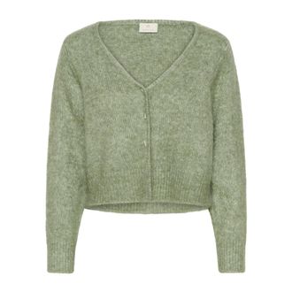 Kaffe Damen, Strickwaren, Gr&uuml;n, SGr&ouml;&szlig;e