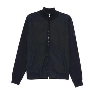 HUGO BOSS Homme, Sweatshirts et sweats &agrave; capuche, Noir, Taille: 2XL Blouson aviateur zipp&eacute; avec manches contrast&eacute;es