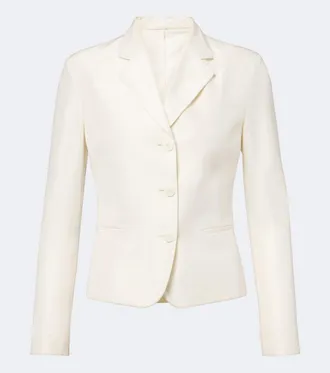 Gucci Einreihiger Blazer aus Seidenfaille