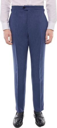 Fursac Pantalon de costume ajust&eacute; en flanelle - Taille 37 - Homme