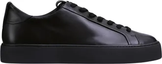 H&ouml;gl Carly Leder Schn&uuml;rsneaker - - Shoes - Damen - Schwarzk - 41 1/2 EU