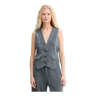 Munthe Lillian Gilet - - Jackets - Damen - Grau - M