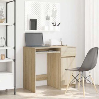 vidaXL Vidaxl - Bureau ch&ecirc;ne Sonoma 86x49x76 cm bois ding&eacute;nierie