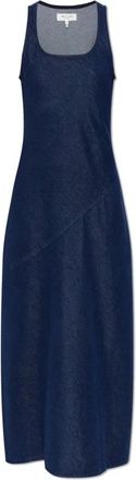 Rag & Bone Femme, Robes, Bleu, Taille: 38 FR Robe en jean &agrave; col roul&eacute; avec bretelles