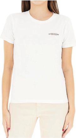 Guess Femme, Tops, Blanc, Taille: 38 FR T-Shirt