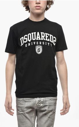 Dsquared2 Cotton Crewneck T-Shirt D2 UNIVERSITY size Xs