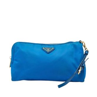 Prada Pochette Pre-owned - Femme - Pre-owned - Bleu - Taille: ONE Size