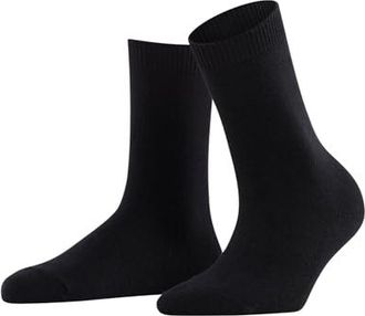 Falke Cosy Wool W So laine cachemire unies 1 paire, Chaussettes Femme, Noir Black 3000, 35-38