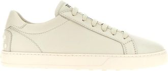Tod's Homme, Chaussures, Blanc, Taille: 43 EU Allacciata Cassetta Baskets