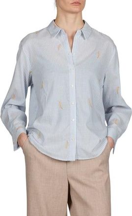 Vila Chemise Vimatinda en coton m&eacute;lang&eacute;