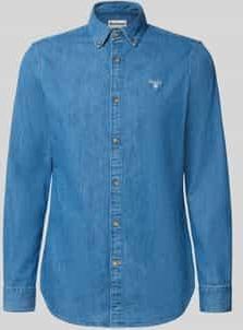 Barbour Slim Fit Jeanshemd aus reiner Baumwolle