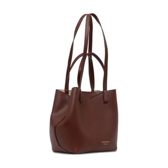 Emporio Armani Kleine Ledertasche - - Bags - Damen - Braun - ONE SIZE