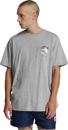 Unfair Athletics Herren T-Shirt PUNCHINGBALL UNFR17-023 Grey Melange Grau, Gr&ouml;&szlig;e:XL