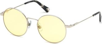Web Eyewear Femme, Accessoires, Gris, Taille: ONE Size Metal Lunettes de soleil