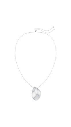 Calvin Klein Halskette, Ohrstecker oder Armband für Damen Kollektion CK REFLECT aus Edelstahl, Necklace