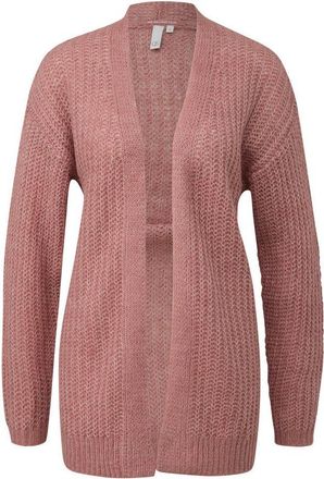 QS by s.Oliver Cardigan Strickjacke Locker gestrickte Jacke mit &uuml;berschnittener Schulter