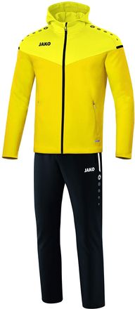 Jako Damen Präsentationsanzug Champ 2.0 mit Kapuze, Citro/Citro Light, 34