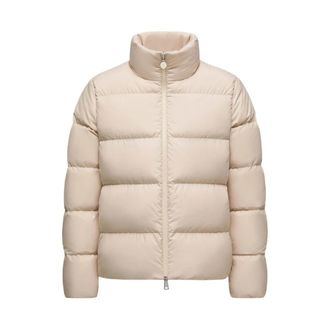 Moncler Beige Daunenjacke mit lockerer Passform - - Jackets - Damen - Beige - S